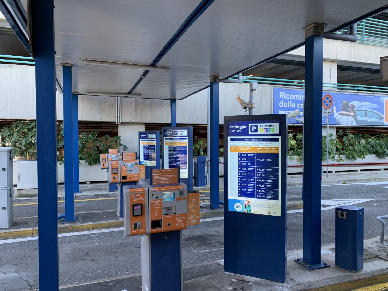 Rome Airports Install System TV Solution